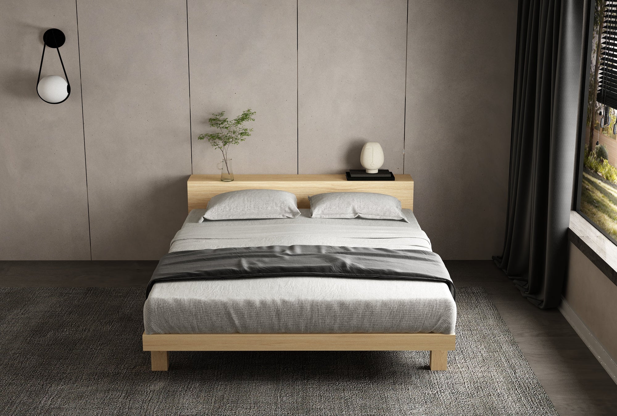 Mizo Queen Bed Frame | Oakano Furniture