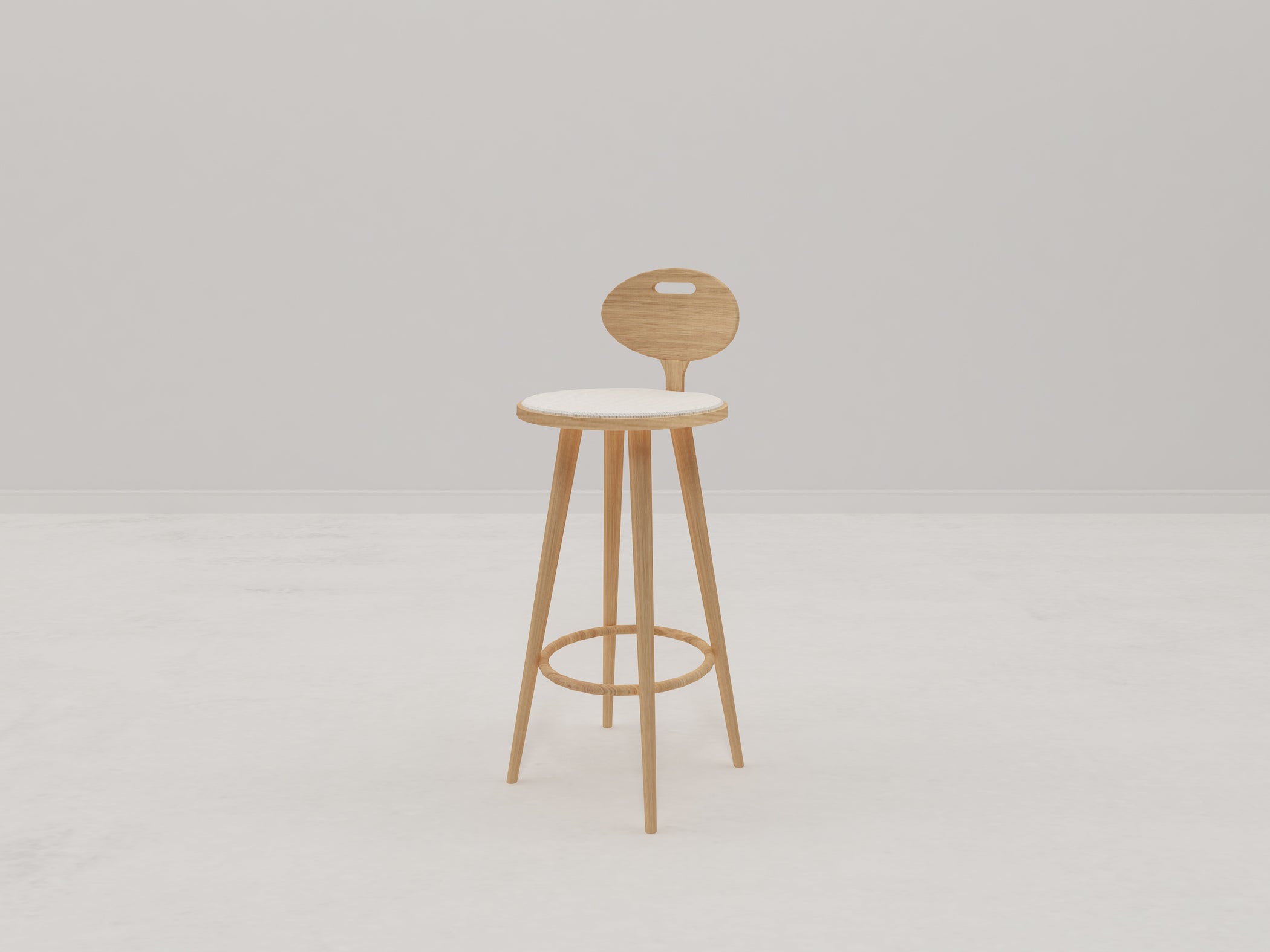 Hanm Tuan Oak Bar Chair – Oakano Furniture