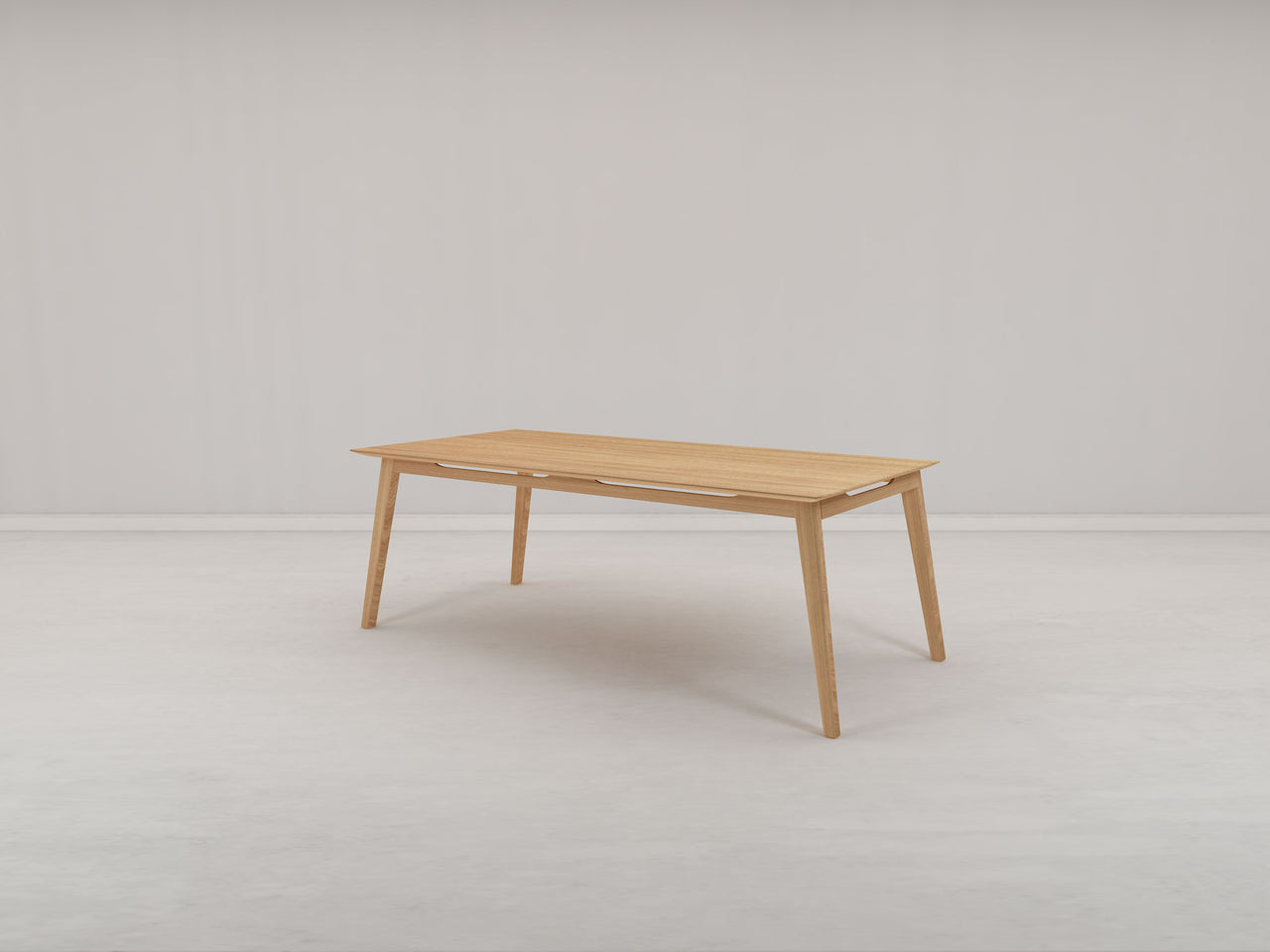 Hanm Folks Solid Oak Dining Table - Display – Oakano Furniture