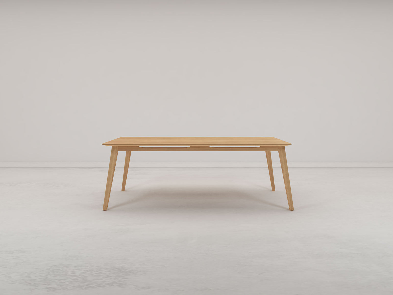 Hanm Folks Solid Oak Dining Table - Display – Oakano Furniture