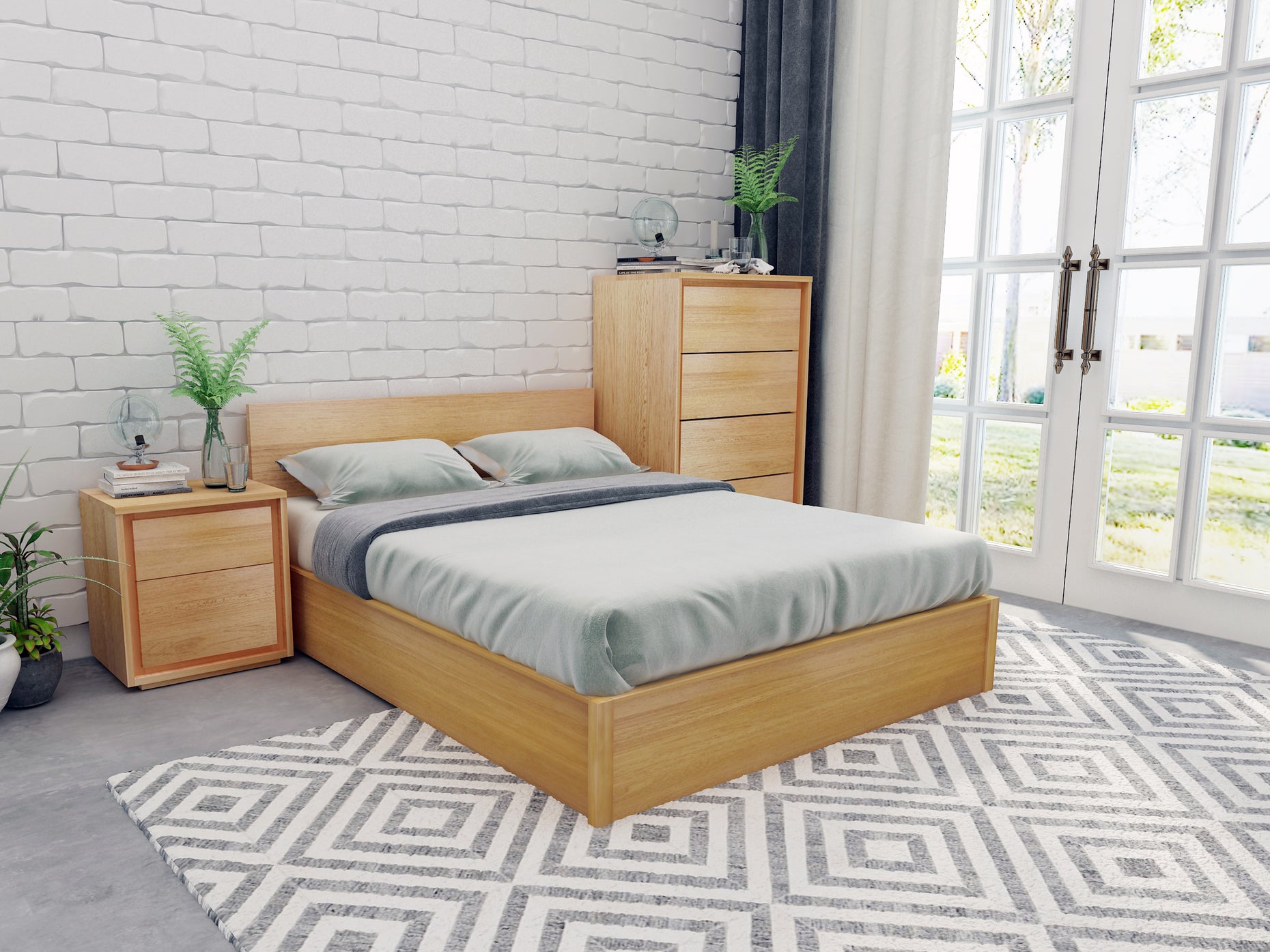 Norwish Queen Flexi-Slat Lift Up Storage Bed Frame – Oakano Furniture